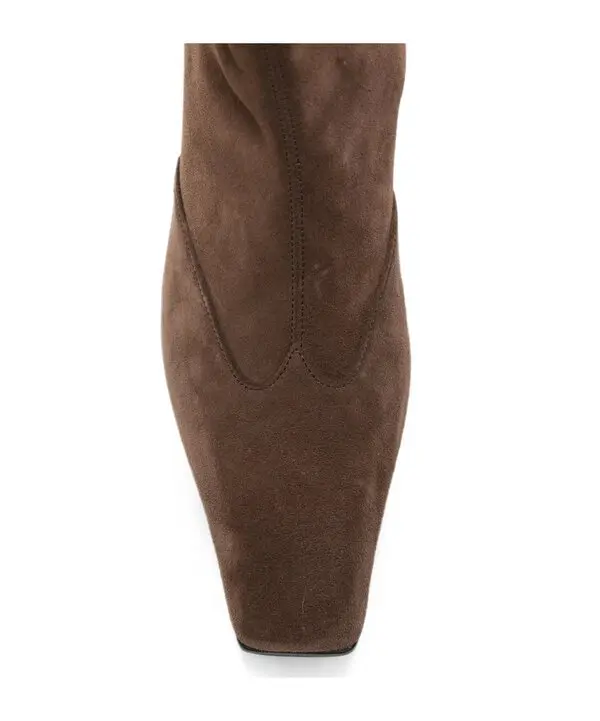 Khaite Square-toe Ankle Boots