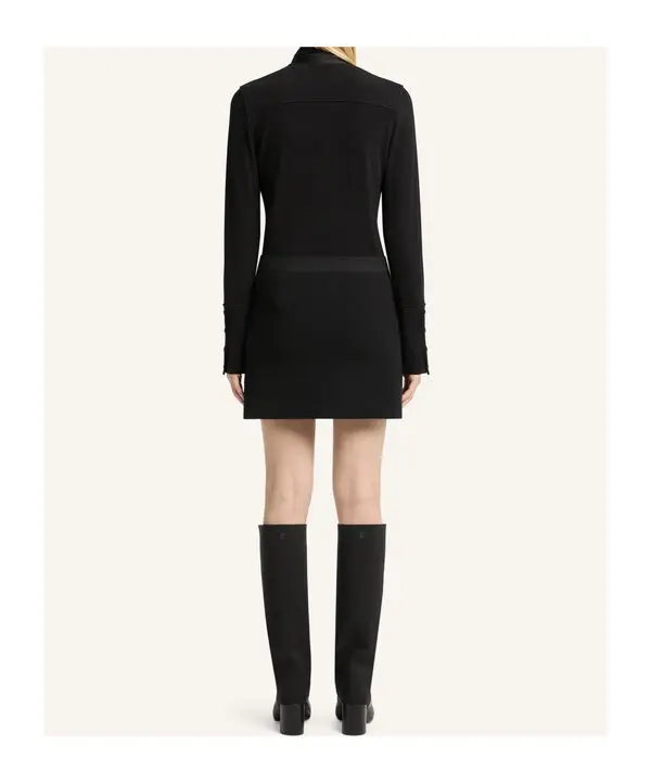 COURREGES Satin-scarf Jersey Shirt
