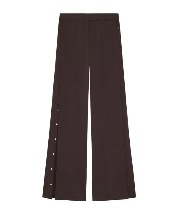 COURREGES Interlock Press-stud Track Pants - Chocolate