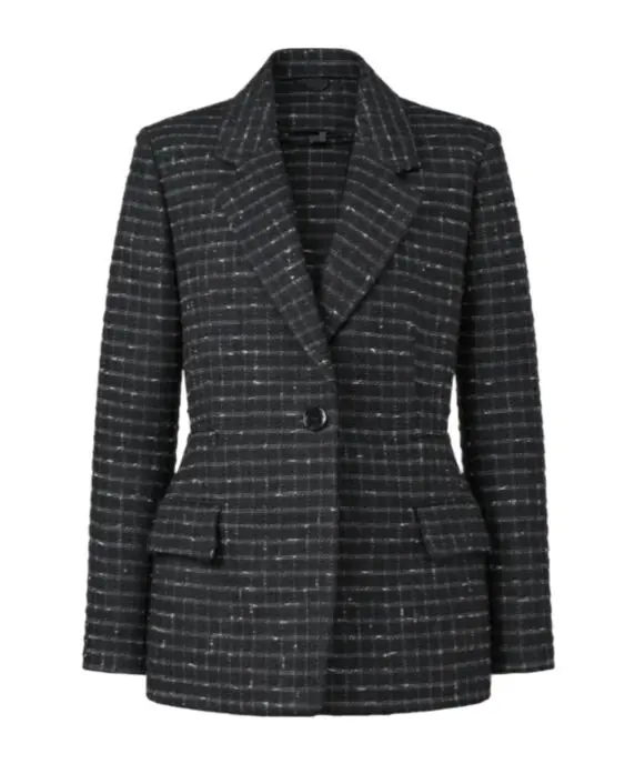 MSGM Single Breasted Jacket - Black