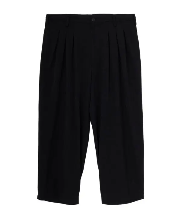 Yohji Yamamoto Wool Gabardine 12-tuck Trousers