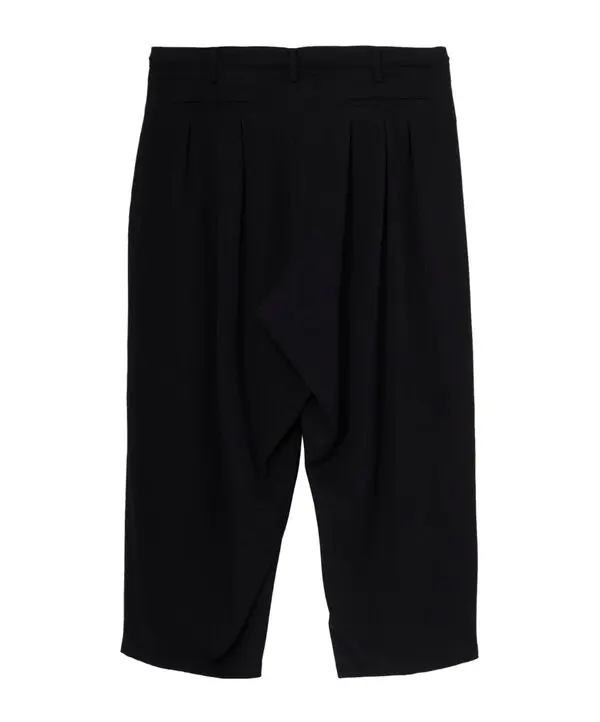 Yohji Yamamoto Wool Gabardine 12-tuck Trousers