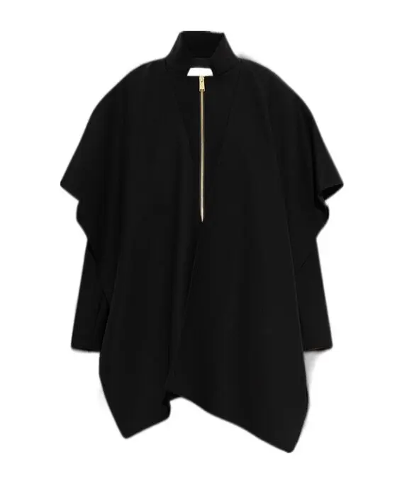 DARKPARK Robin Zip-up Layered Cape Jacket