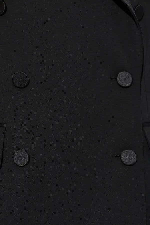 Balmain Long Sleeve Double-breasted Blazer