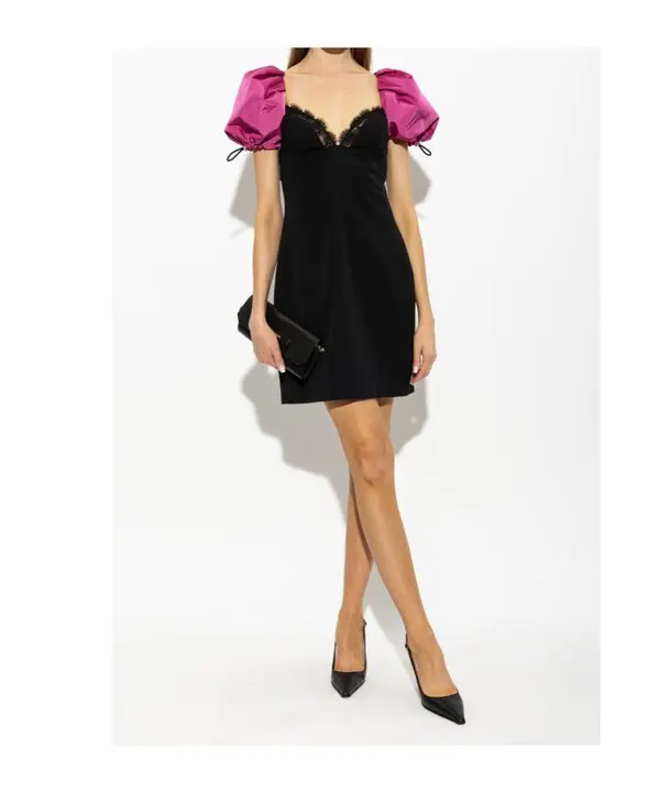 Dsquared2 Snow-tech Lace-trim Mini Dress