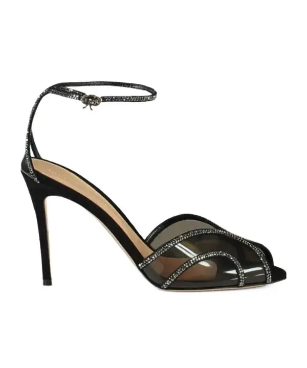 GIANVITO ROSSI 95mm Isabel Crystal-embellished Sandals