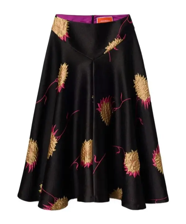 La DoubleJ Milano Midi Skirt - Black