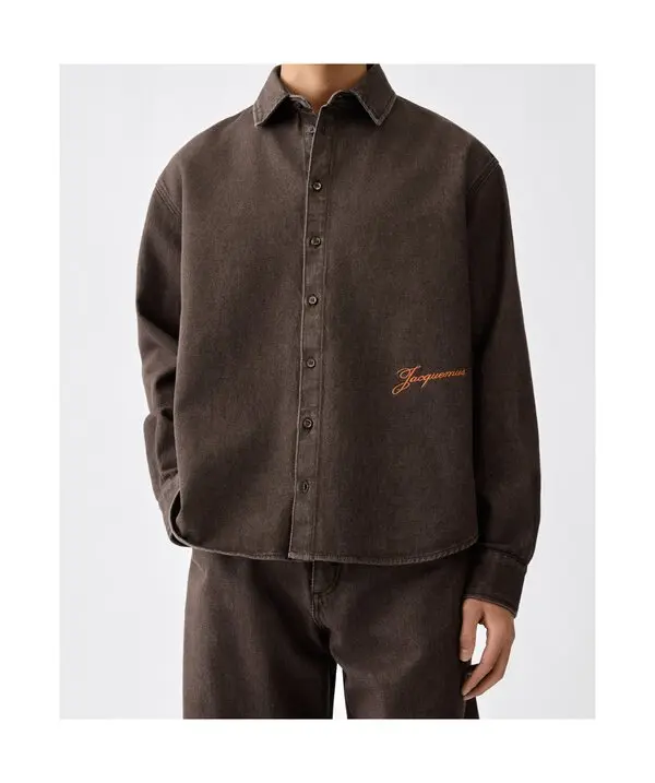 Jacquemus Straight-cut Denim Shirt