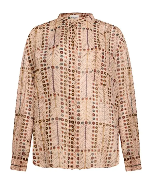Isabel Marant Étoile Lightweight Multi-color Long-sleeve Shirt - Beige