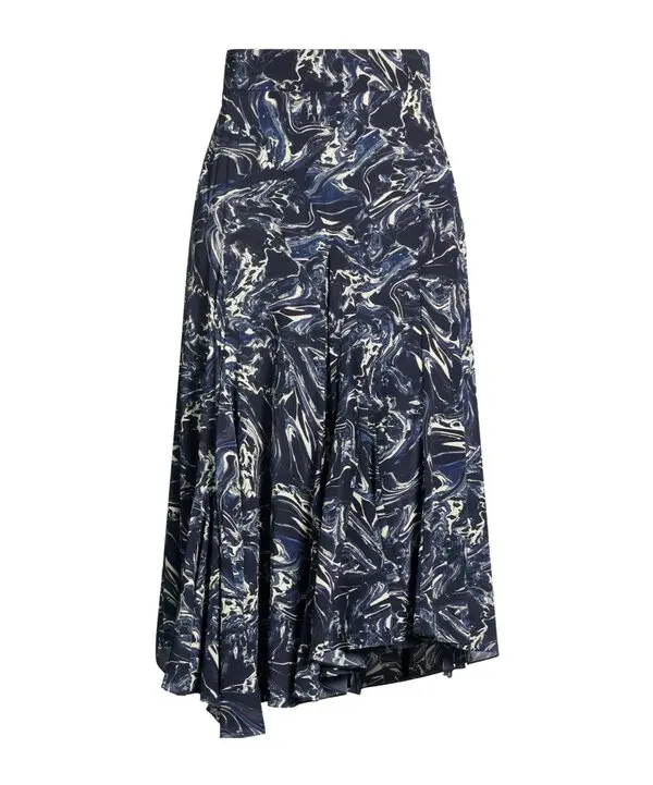 Isabel Marant Étoile Printed Satin Midi Skirt