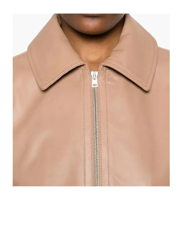 YVES SALOMON Zip-up Lambskin Jacket
