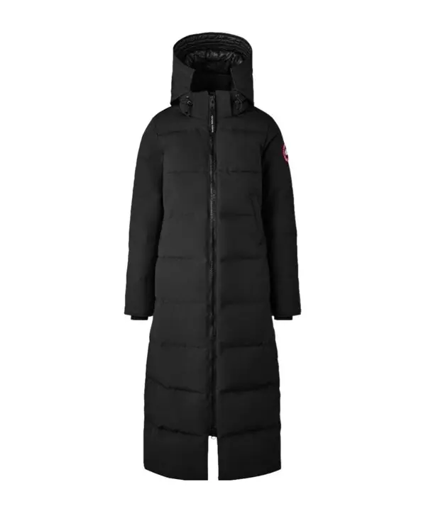 Canada Goose Mystique Quilted Hooded Parka Coat - Black