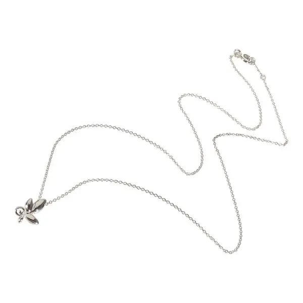Tiffany & Co. Sterling Silver Paloma Picasso Olive Leaf Pendant Necklace