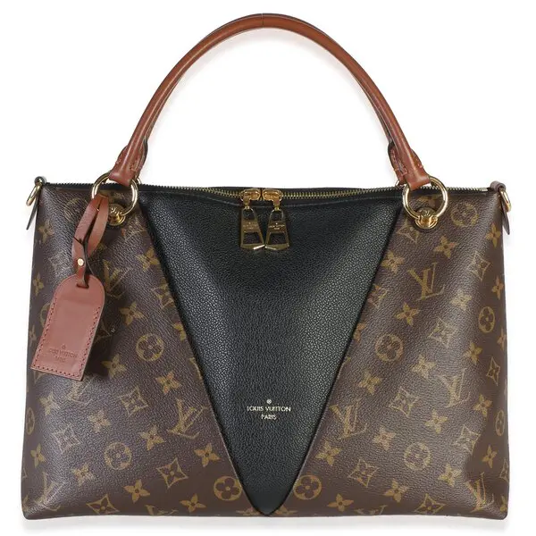 LOUIS VUITTON Monogram Canvas V Tote Mm - Brown