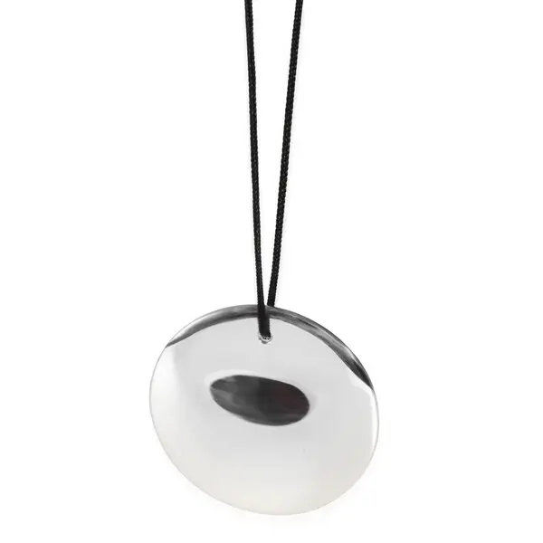 Tiffany & Co. Sterling Silver Elsa Peretti Round Disc Pendant Necklace - Sterling_silver