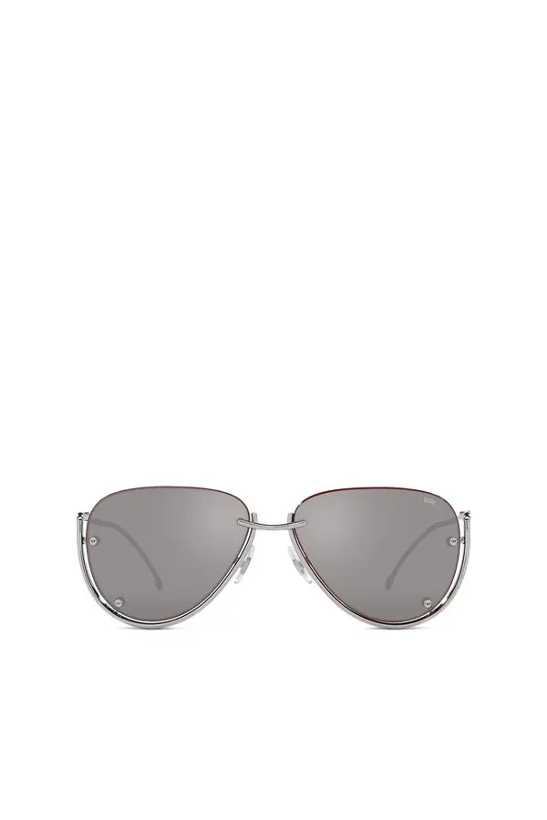 DIESEL® Pilot Model Sunglasses - Silver