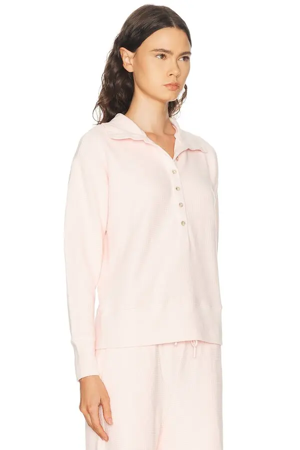 NEGATIVE UNDERWEAR Waffle Knit Pullover