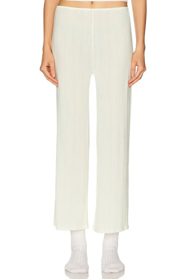 NEGATIVE UNDERWEAR Cropped Pants - Cream