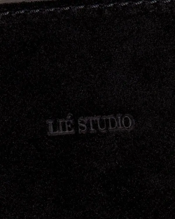LIÉ STUDIO The Grace Tote Bag - Black Suede