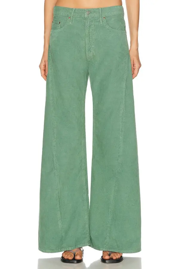 MOTHER The Lemon Twist Sneak Corduroy Trousers - To Go