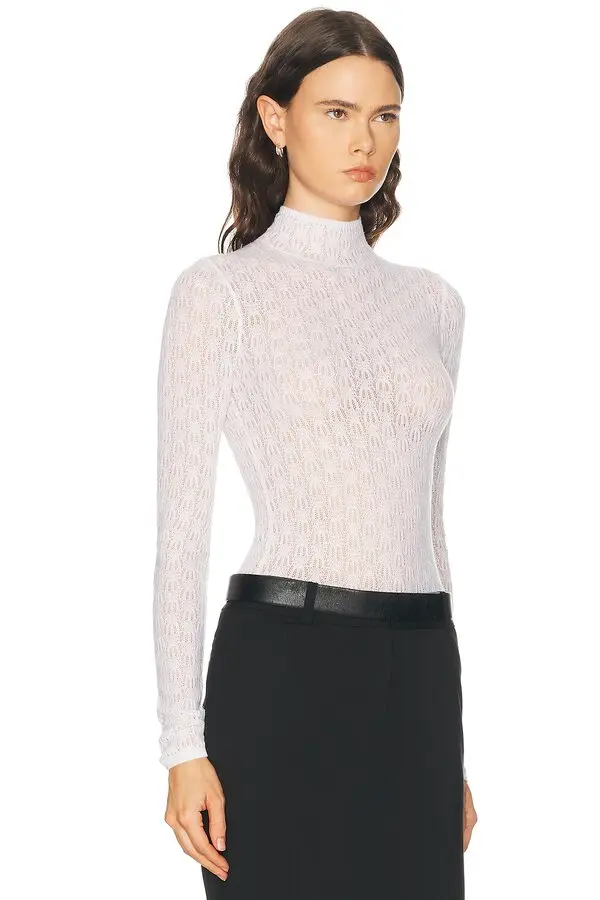 Sablyn Rhea Long Sleeve Mock Neck Top