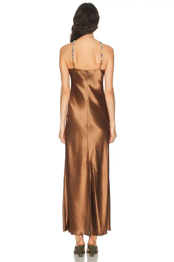 Staud Cadence Dress - Cigar