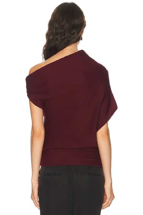 Staud Mabel Off-shoulder Sweater - Pinot
