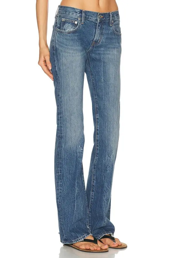 Eterne Low Rise Bootcut Leg Jeans
