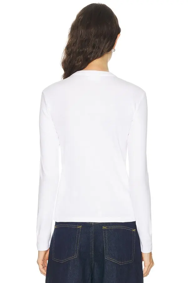 Carhartt Work In Progress Long Sleeve Ribbed T-shirt - White