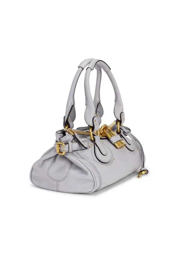 Chloé Paddington Shoulder Bag - Greyish Blue