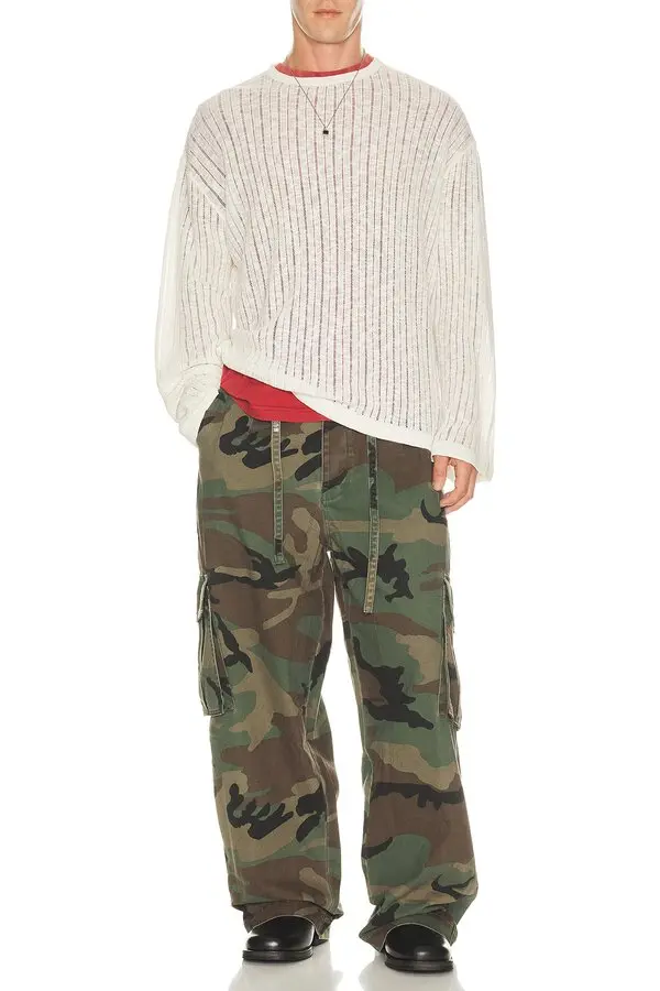 NAHMIAS Volume Cargo Camouflage Trousers - Camo