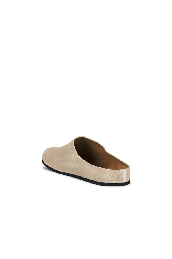 COMMON PROJECTS Suede Clogs - Warm Grey