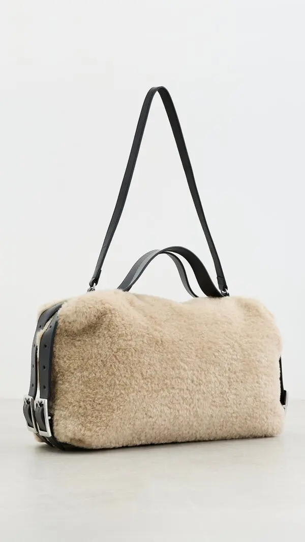 Simone Rocha Faux Fur Biker Belt Bag
