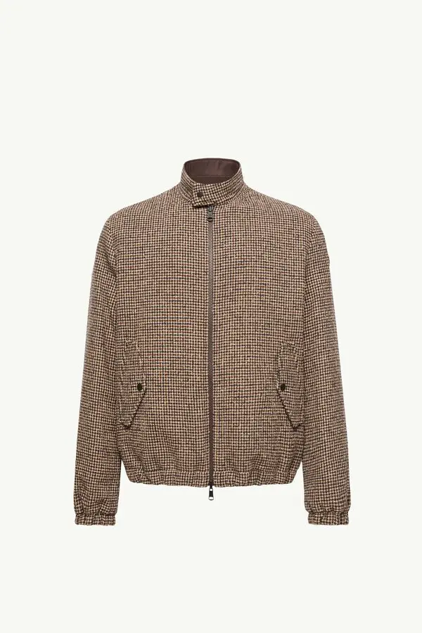 Moncler Ebrodel Reversible Down Shirt Jacket - Brown