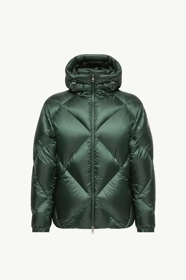Moncler Valclaire Hooded Diamond-quilted Down Jacket