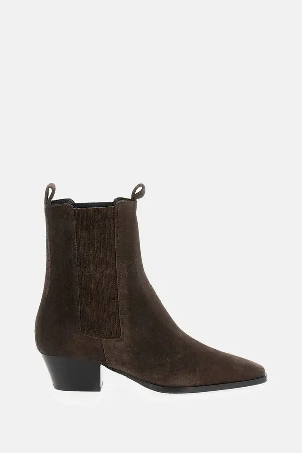 AeydĒ Agata Cow Suede Leather Moka - Marrone