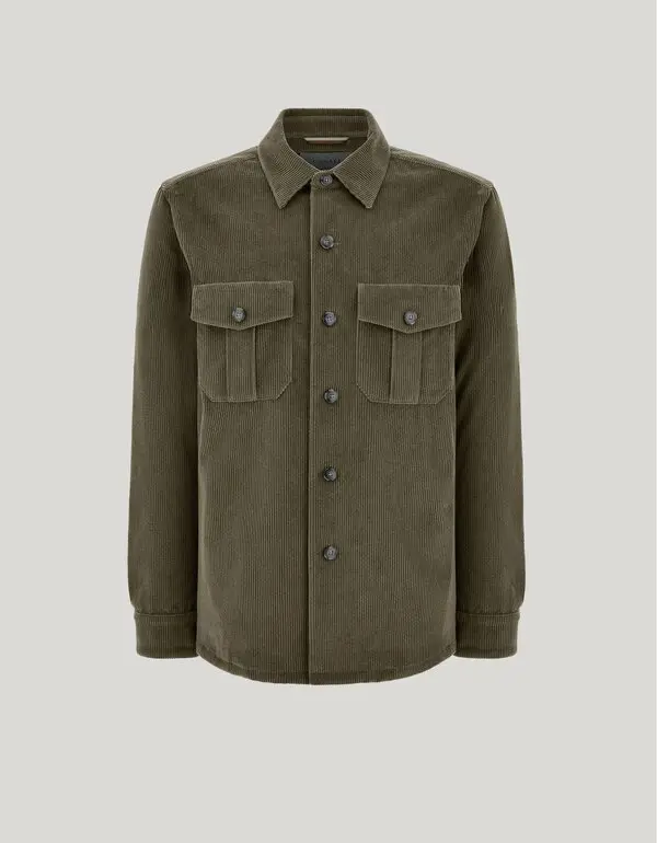 Canali Cotton Corduroy Relaxed-fit Shirt Jacket