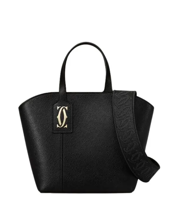 Cartier Mini Tote Bag, C De - Black