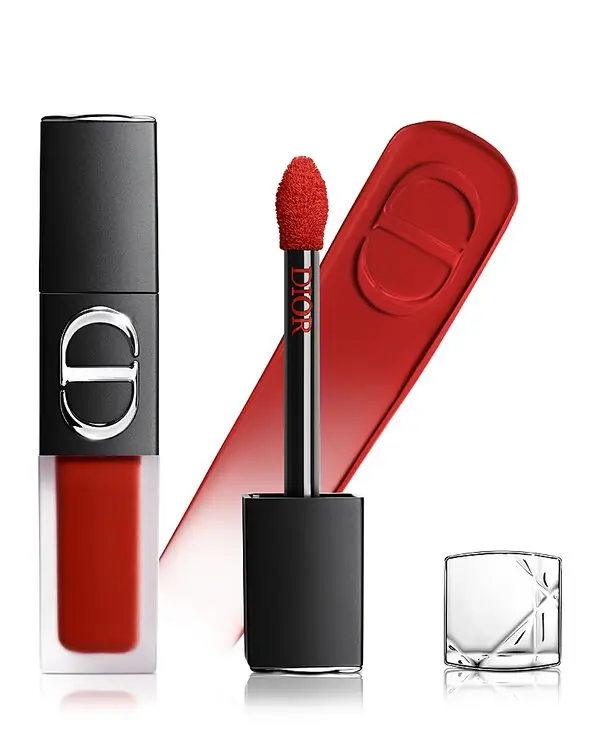Dior Rouge On Stage Ink Blur Matte Liquid Lipstick - Bold In Red