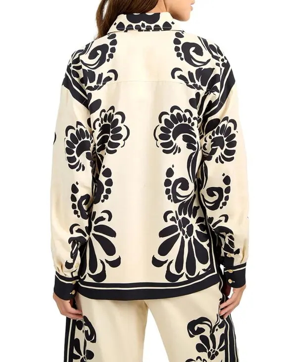 Trina Turk Long Sleeve Nivara Top