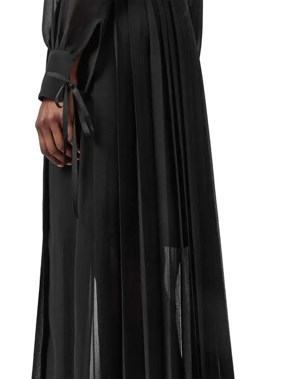 ALLSAINTS Kass Pleated Shirt Dress