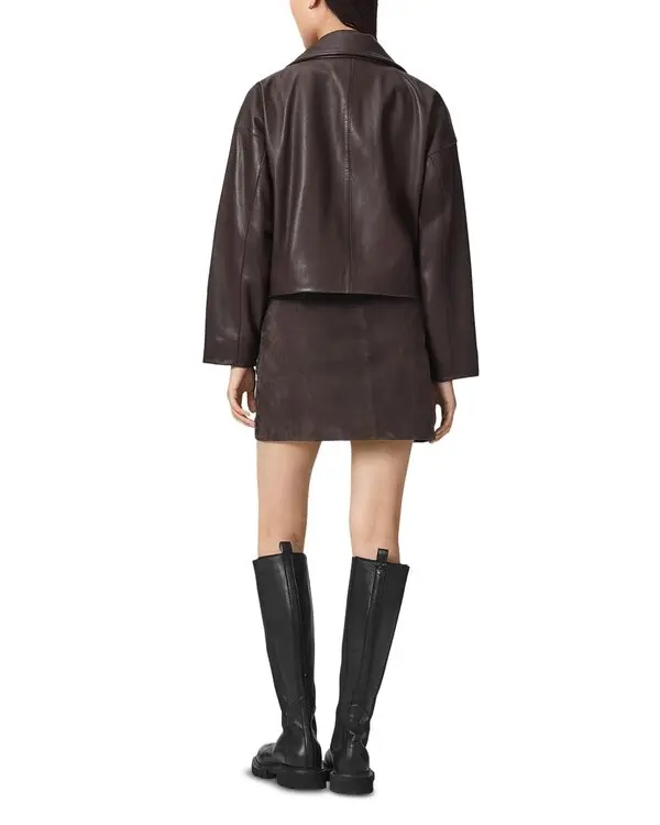 ALLSAINTS Renai Suede Mini Skirt