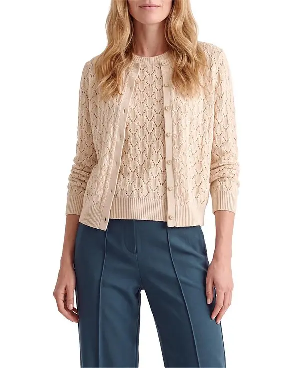 CARTOLINA August Pointelle Cardigan