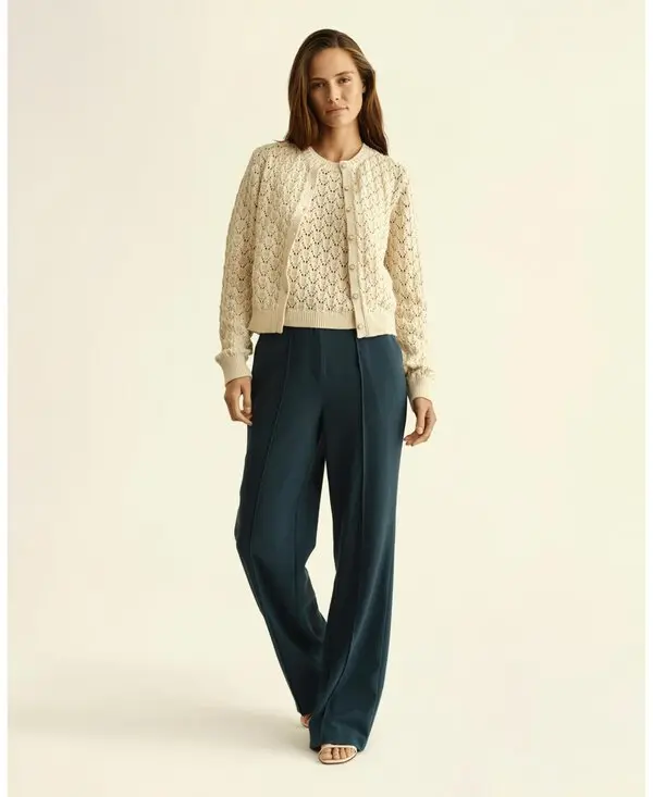 CARTOLINA August Pointelle Cardigan