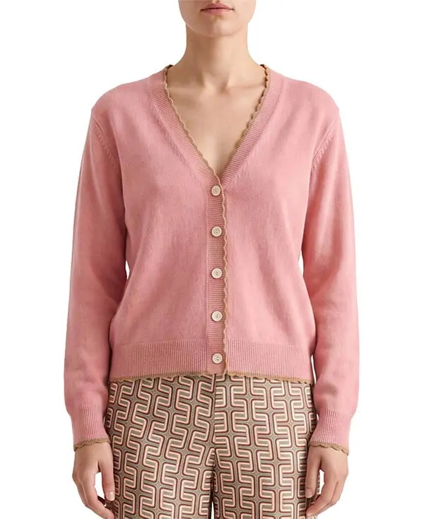 CARTOLINA Elissa Cashmere V-neck Cardigan