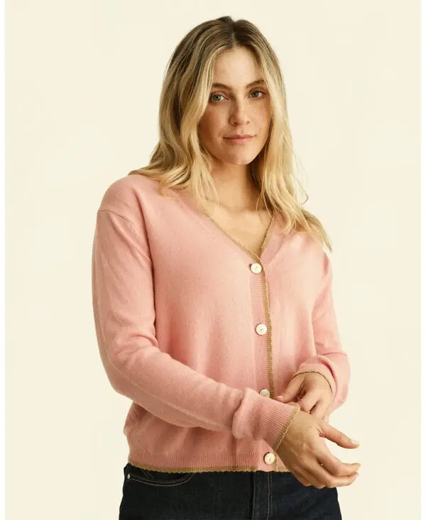 CARTOLINA Elissa Cashmere V-neck Cardigan