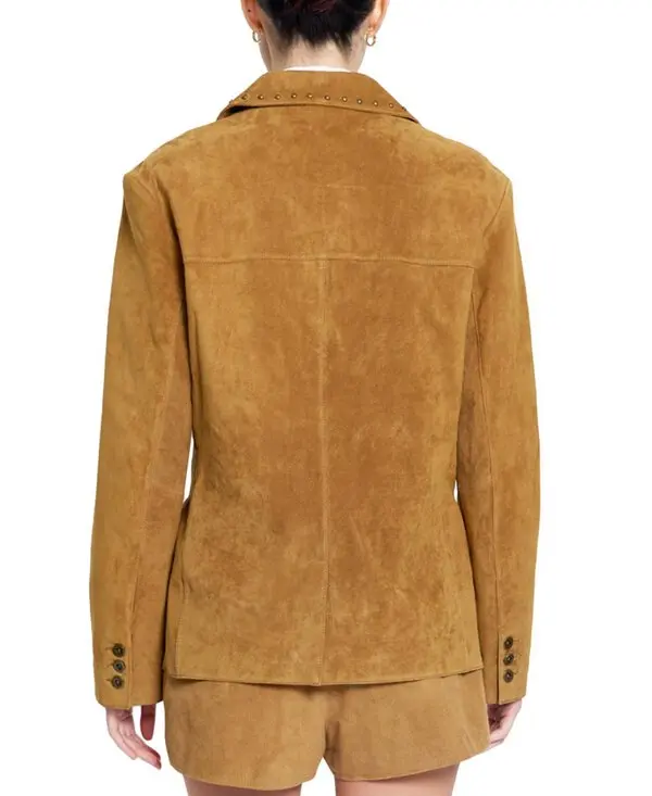 Central Park West Odessa Studded Bf Blazer