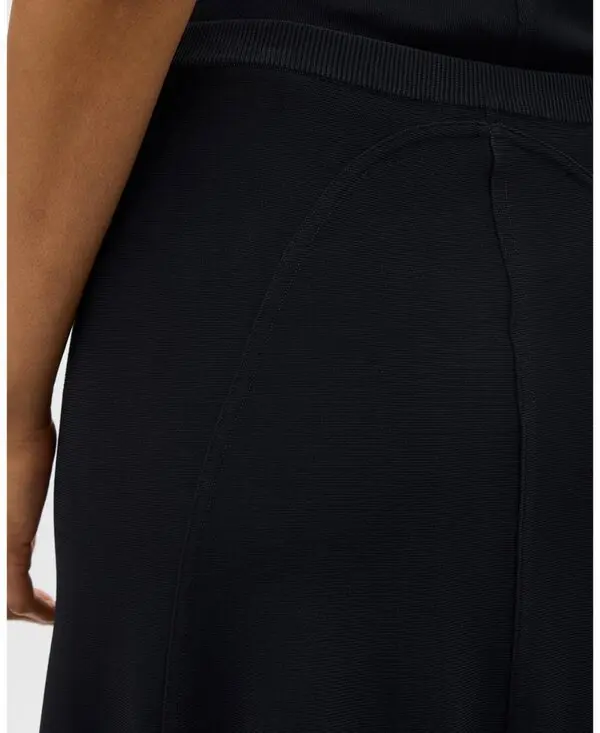 Another Tomorrow Seamed Flare Skirt