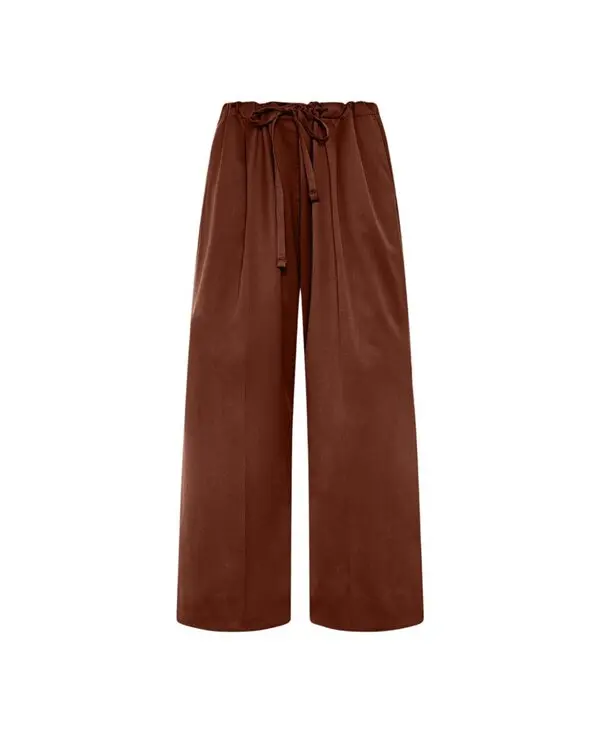 Another Tomorrow Wool Drawcord Pant