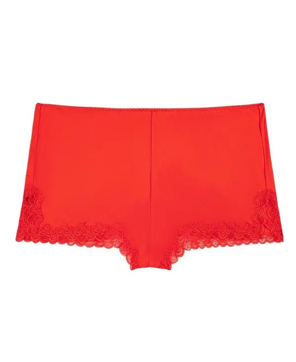 Uwila Warrior Soft Silk Lace Sleep Short - Fiery Red